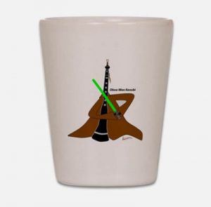 Oboe Wan Kenobi glass - Music Ditties